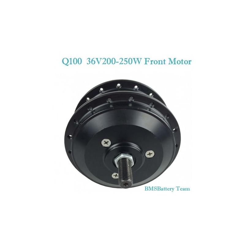 Q100 36V250W-350W Front Driving EBike Hub Motor RPM 201
